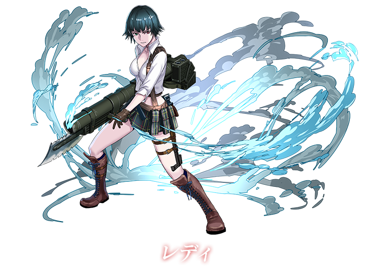 The Big ImageBoard (TBIB) - 1girl black hair boots brown gloves devil ...